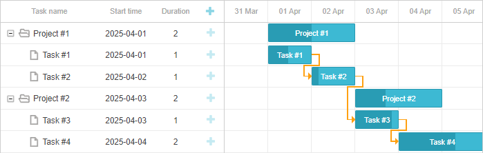 dhtmlxGantt 与 Python 集成 | DHTMLX Gantt Docs